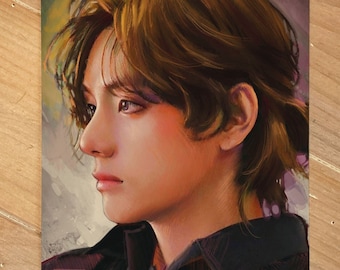Bts V Painting - Etsy