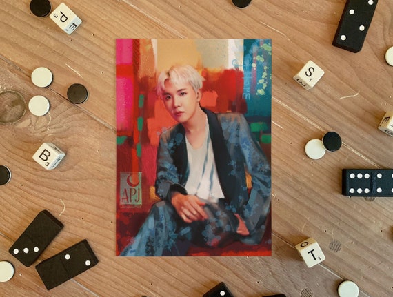 BTS Fanart J-hope 5x7 Mini Art Print | Etsy