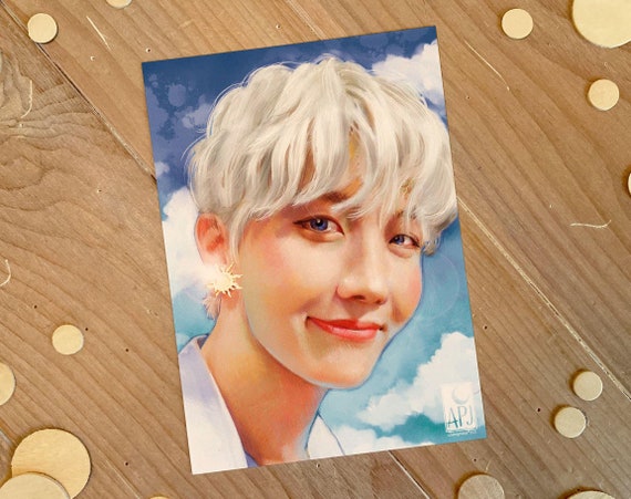 BTS Fanart Daydream 5x7 Mini Art Print | Etsy
