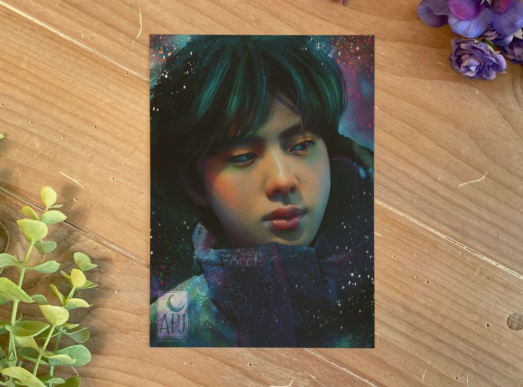 BTS Fanart - Yours Jin 5x7" Mini Art Print - Etsy