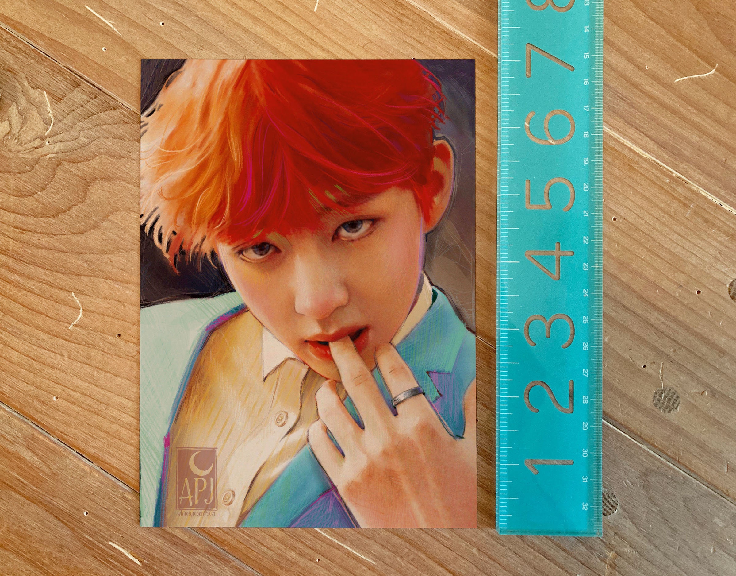 BTS Fanart Why so Serious 5x7 Mini Art Print | Etsy