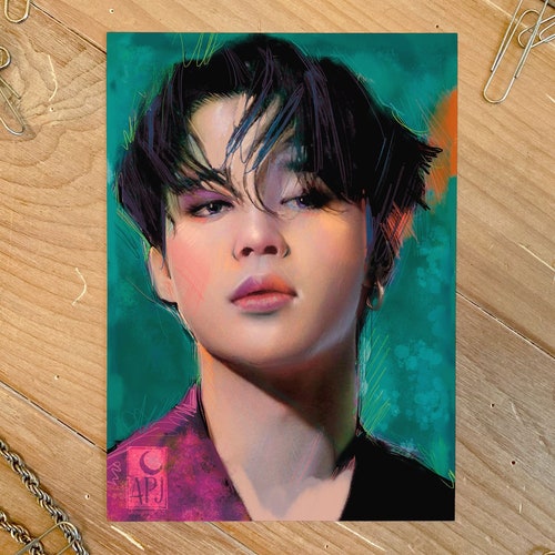 BTS Fanart Bangtan 5x7 Mini Art Print - Etsy