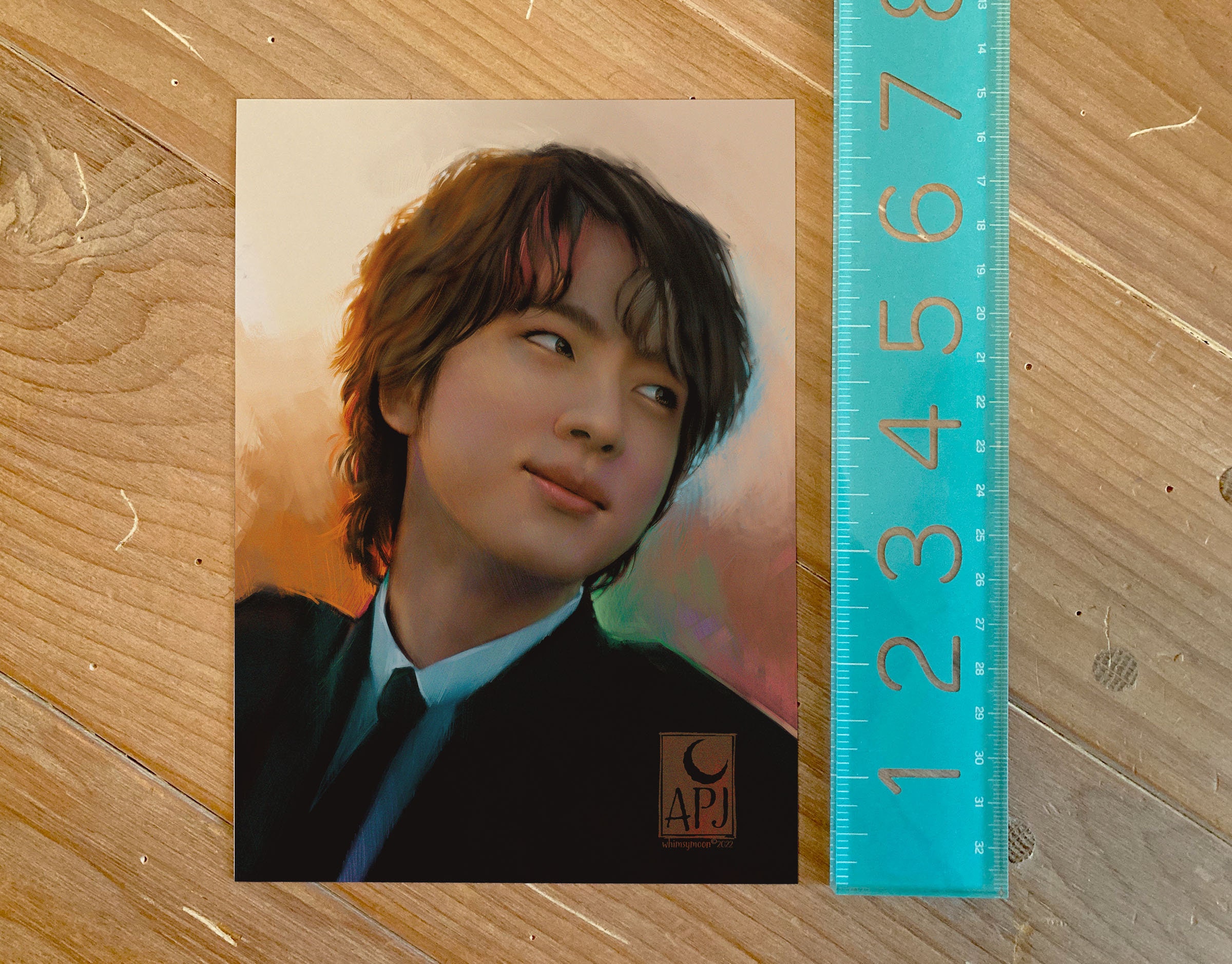 BTS Fanart - Astronaut Jin 5x7" Mini Art Print - Etsy