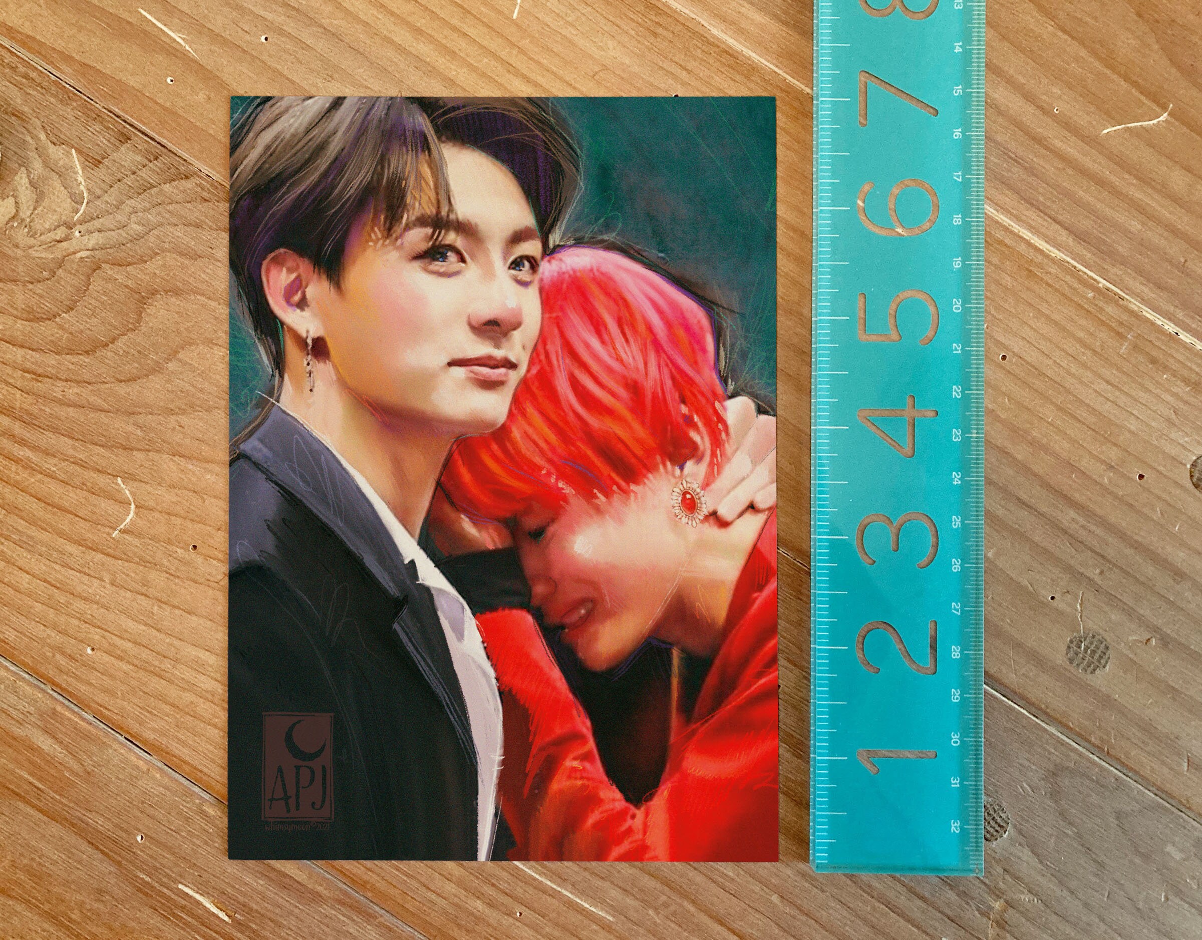 BTS Fanart What Almost Was 5x7 Mini Art Print - Etsy