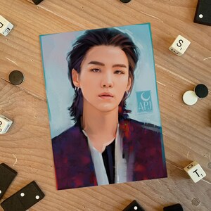 BTS Fanart - Haegeum 5x7" Mini Art Print - Etsy