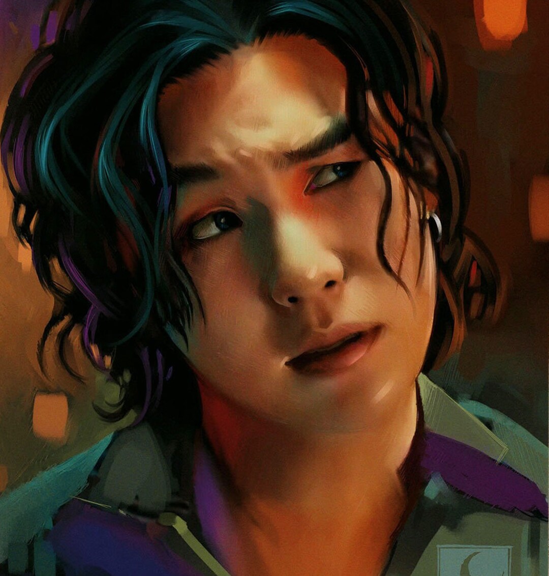 BTS Fanart Agust D 5x7 Mini Art Print - Etsy