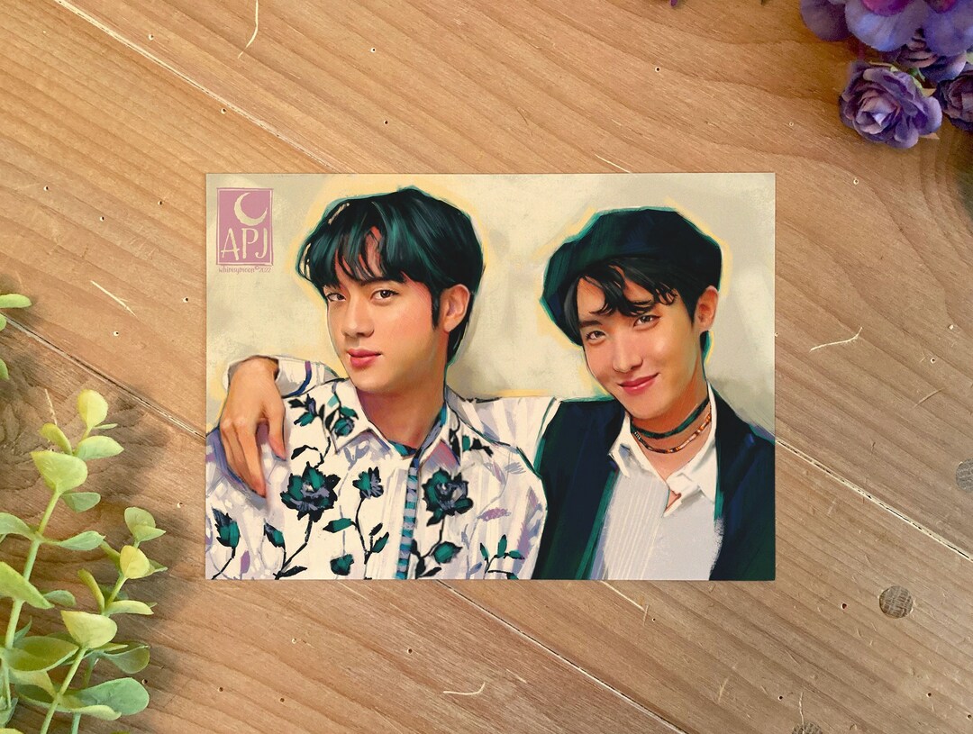 BTS Fanart - Moon and Sun II - 5x7" Mini Art Print - Etsy