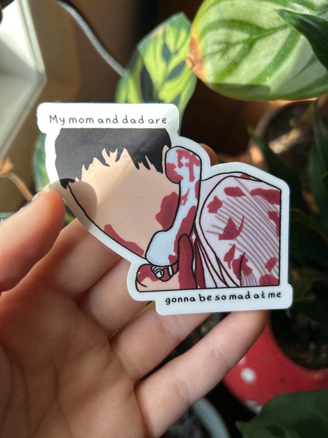 Stu Scream Sticker - Etsy