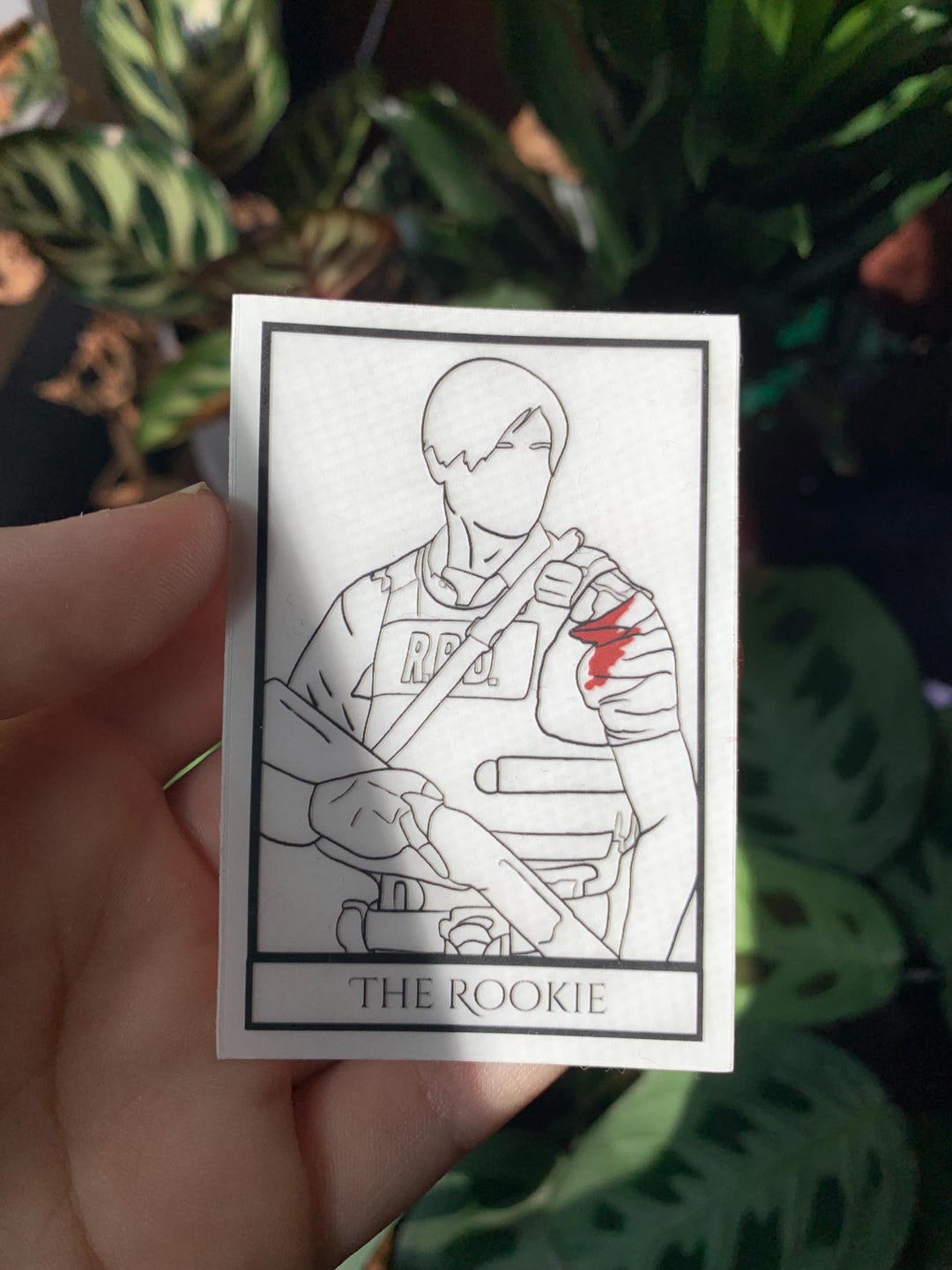Leon ‘the Rookie’ Transparent Sticker - Etsy