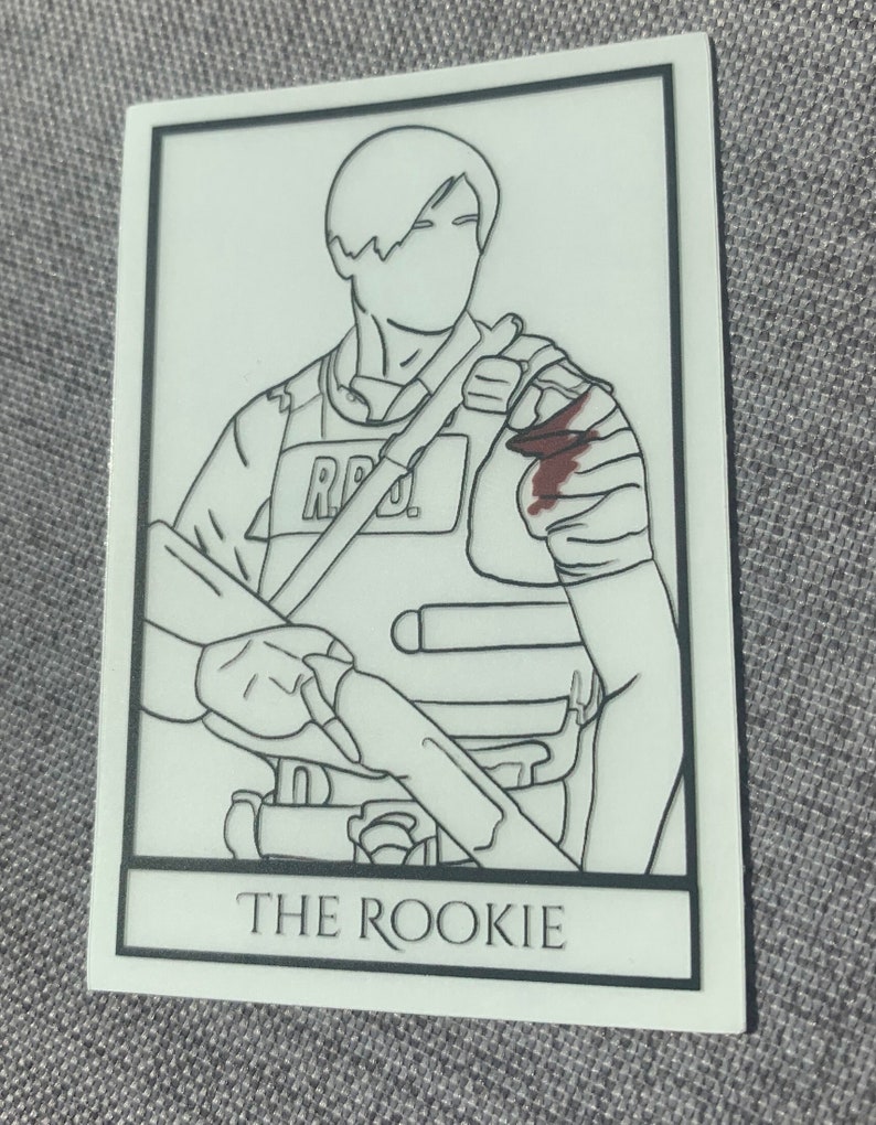 Leon ‘the Rookie’ Transparent Sticker - Etsy