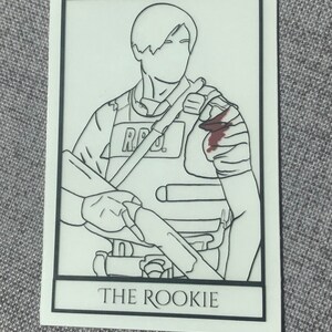 Leon the Rookie Transparent Sticker - Etsy