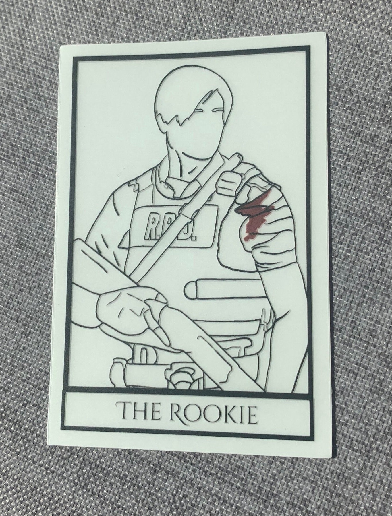 Leon ‘the Rookie’ Transparent Sticker - Etsy