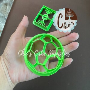 Soccer Themed Cookie Cutter 2 Pieces Set - Etsy