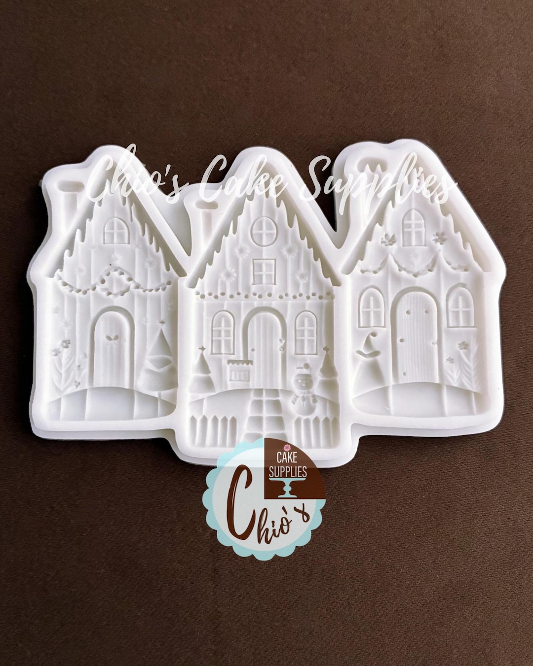 Gingerbread Houses Silicone Mold, 3 Different Designs - Etsy