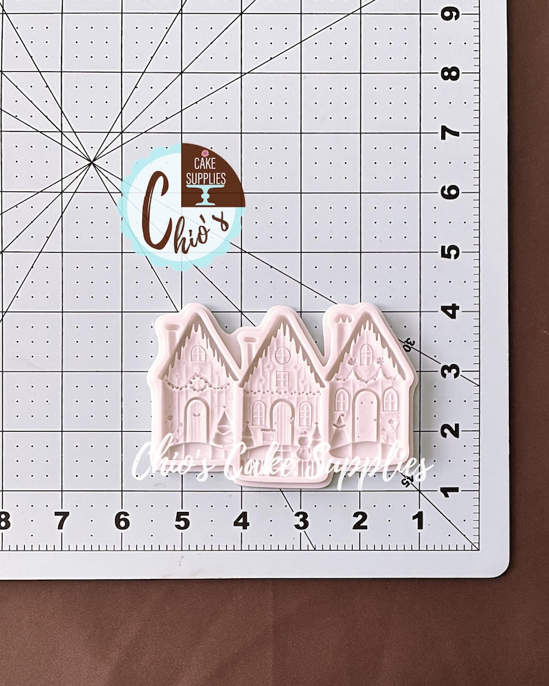 Gingerbread Houses Silicone Mold, 3 Different Designs - Etsy