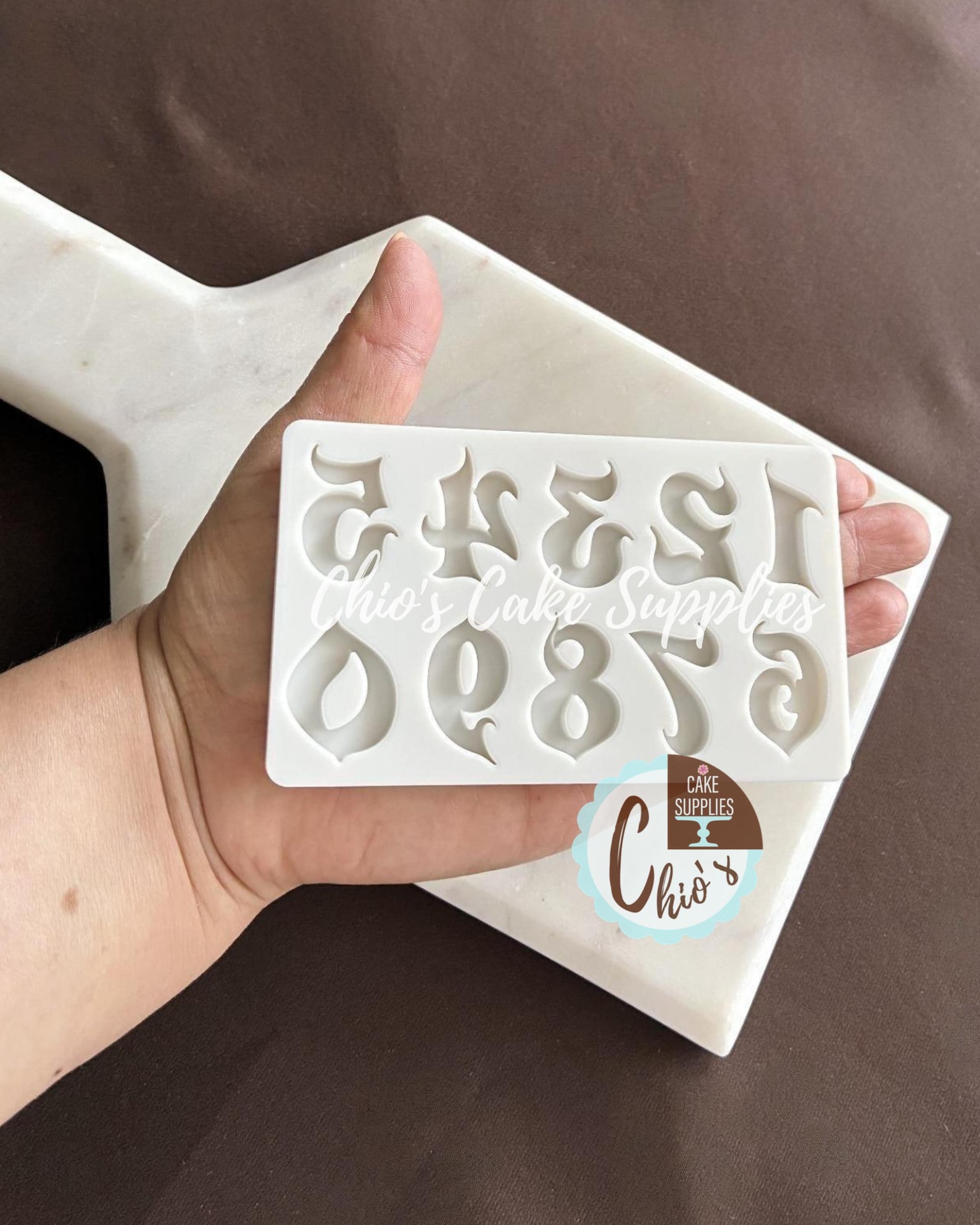 Alphabet Letters & Numbers Silicone Molds. Uppercase and Lowercase ...