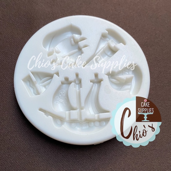 Boats Ships Pirate Ship Silicone Mold 5 Cavities - Etsy