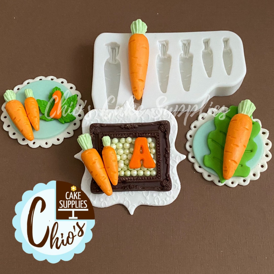 3D Carrots Silicone Mold, 6 Cavities. - Etsy