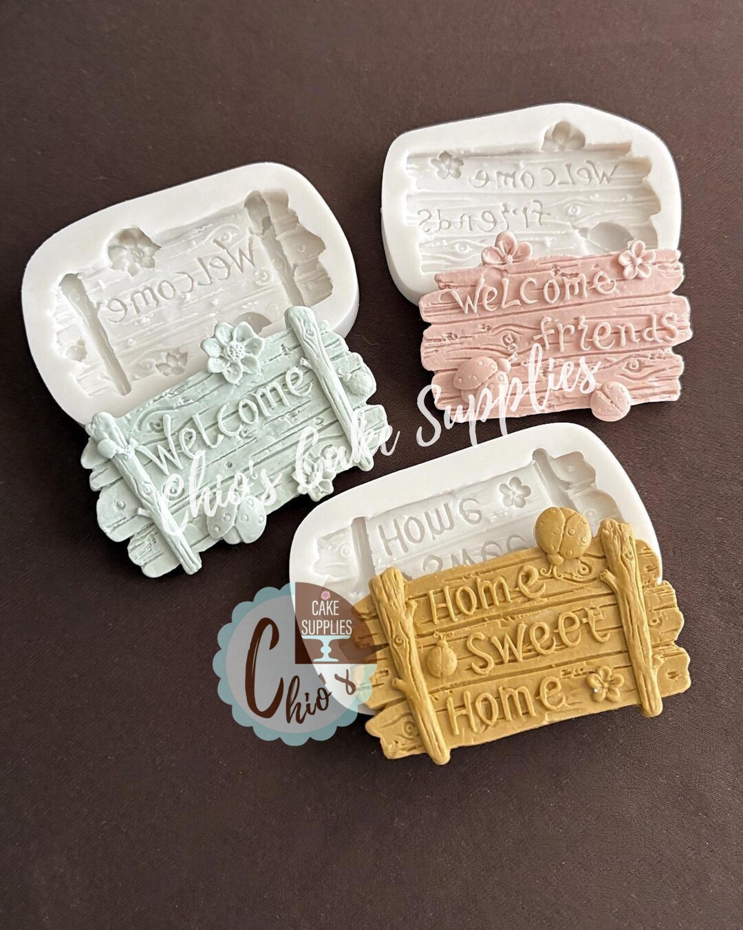 Welcome, Home Sweet Home Signs Silicone Molds - Etsy