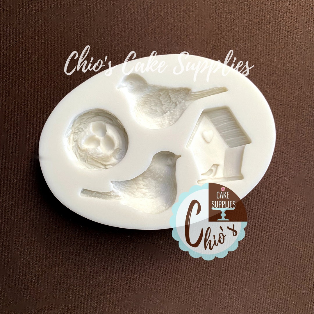 Bird, Nest, Birdhouse Silicone Mold, 4 Cavities - Etsy