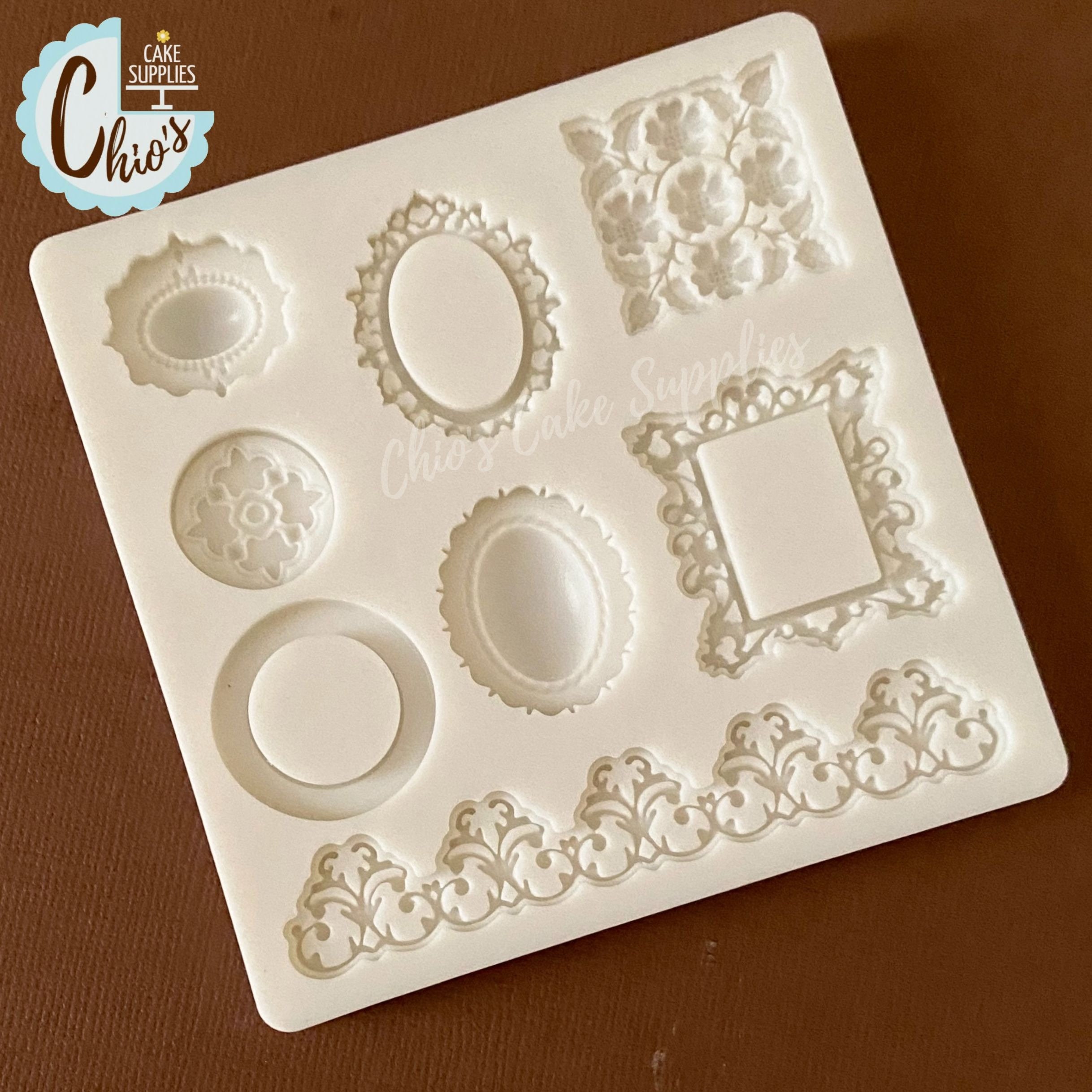 Pendant Frame Silicone Mold: Oval & Rectangle Mini Frames - Etsy