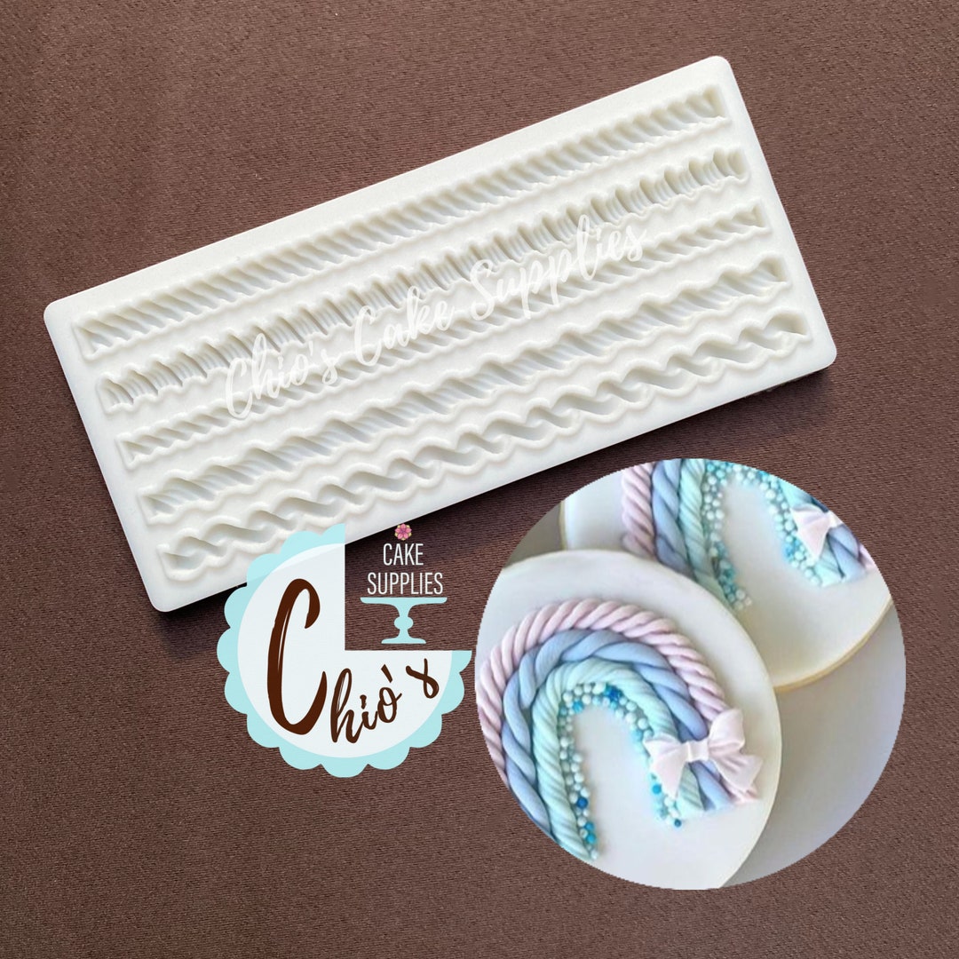 Rope Silicone Mold, 5 Different Rope Designs. - Etsy