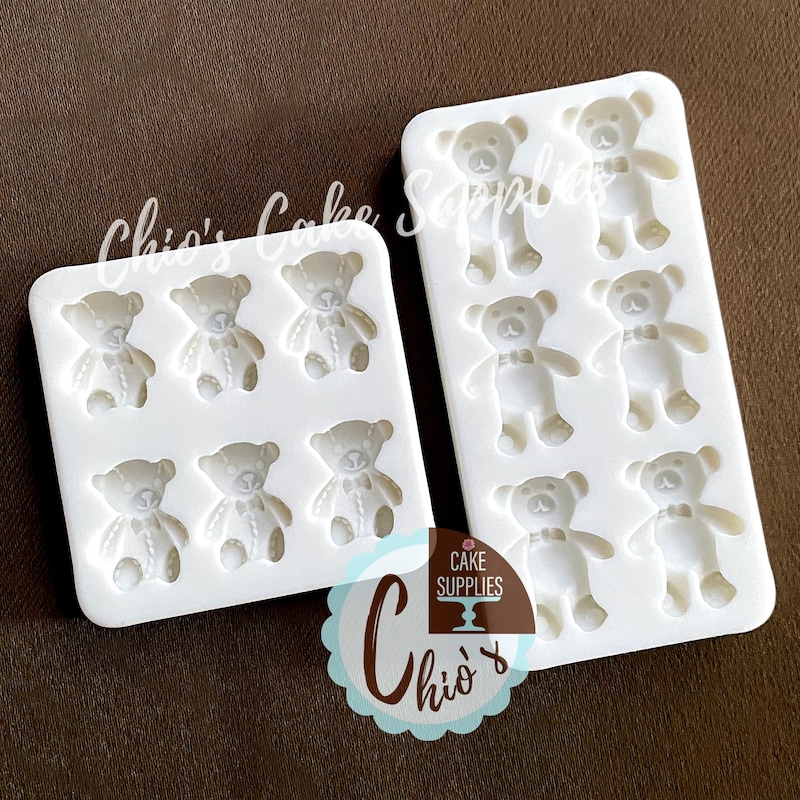 Small Teddy Bear Silicone - Etsy
