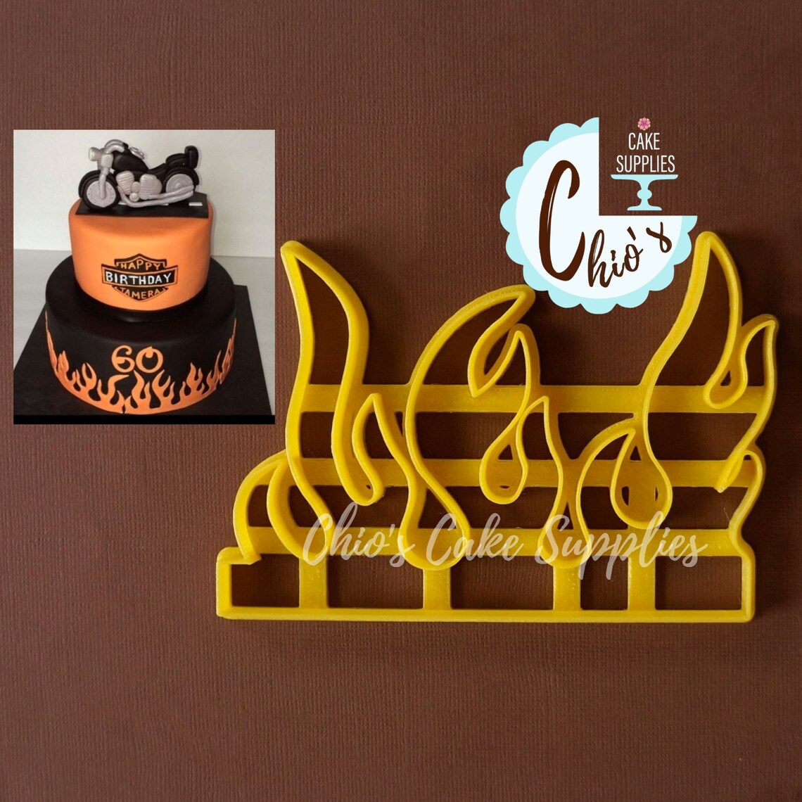 Fire Flame Shape Fondant Cutter cake Decorating Supply - Etsy