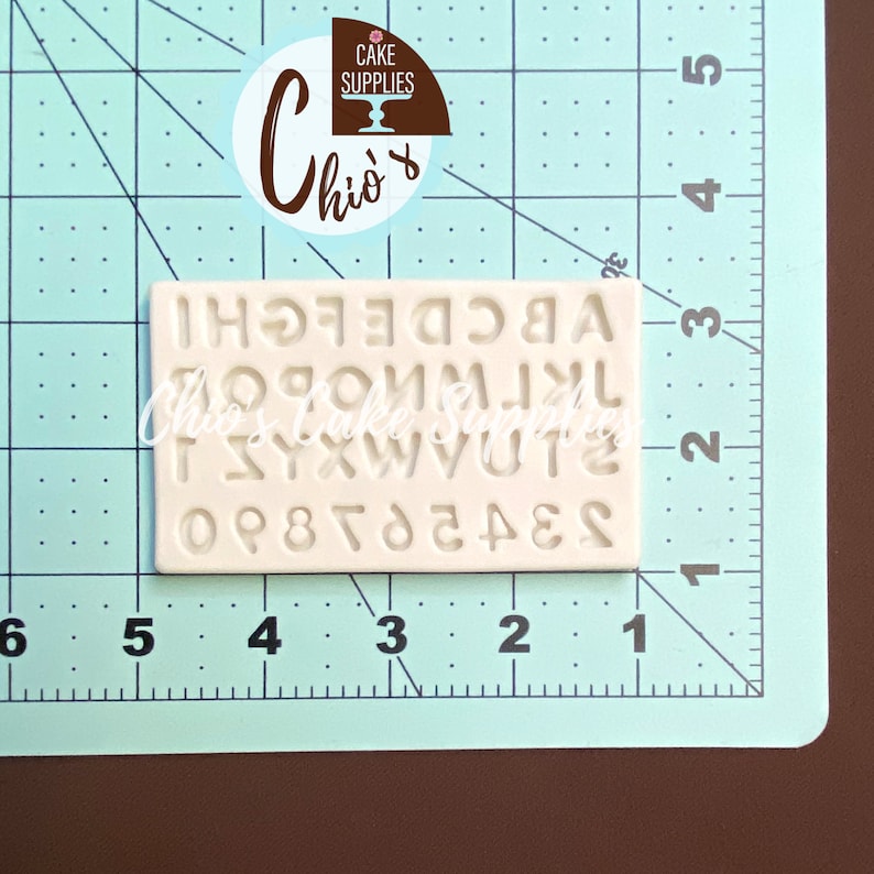 Mini Alphabet Letters A-Z & Numbers 0-9 Silicone Mold. - Etsy
