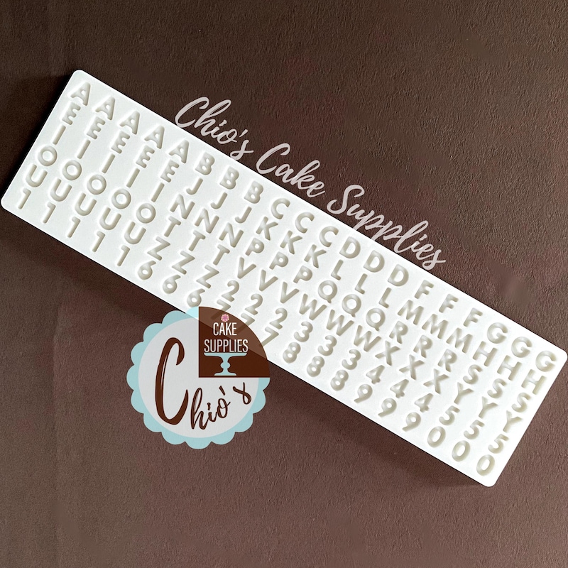 Silicone Fondant Letters - Etsy