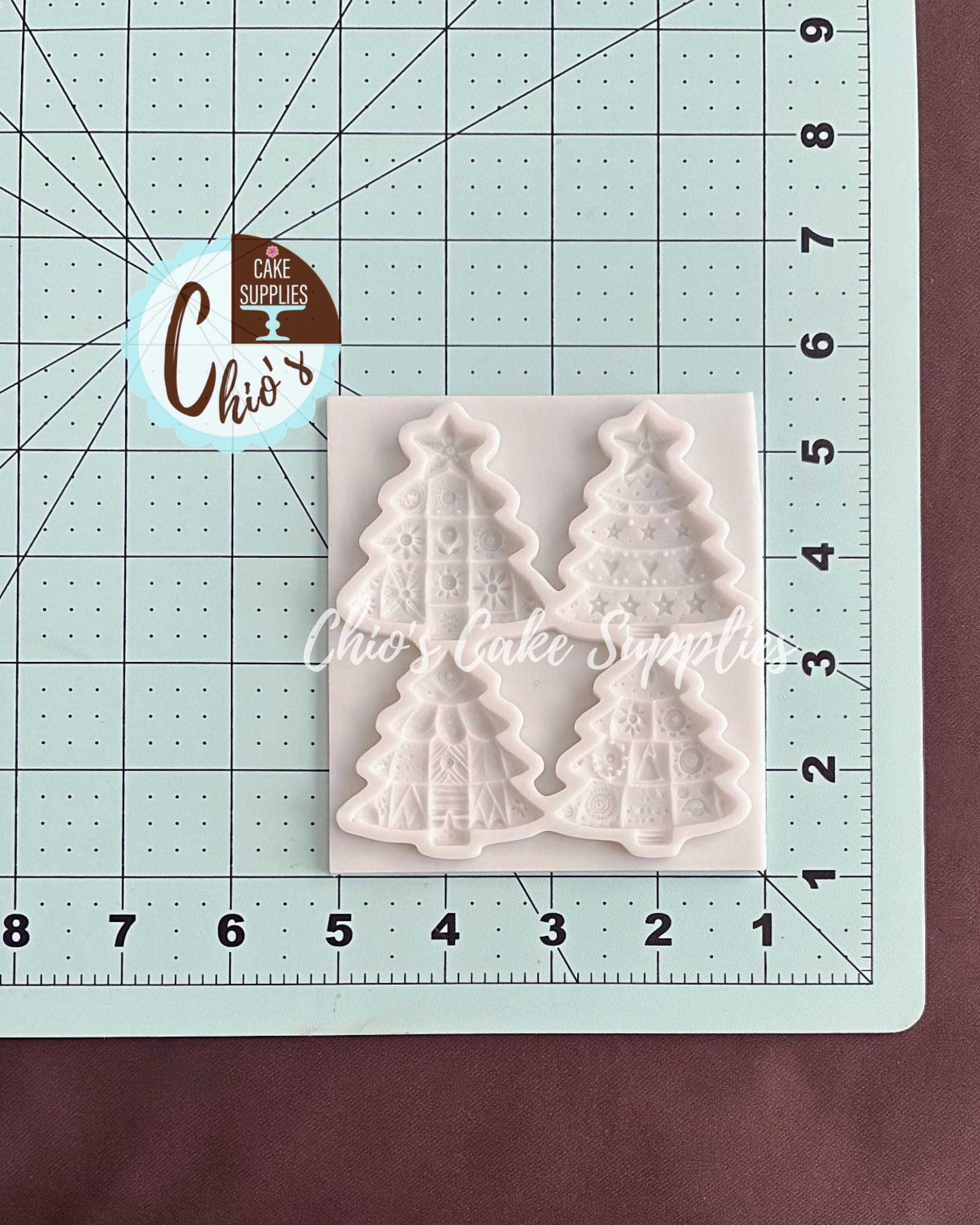 Christmas Tree Silicone Mold, Patch Quilt Cubby Pattern, 4 Designs - Etsy