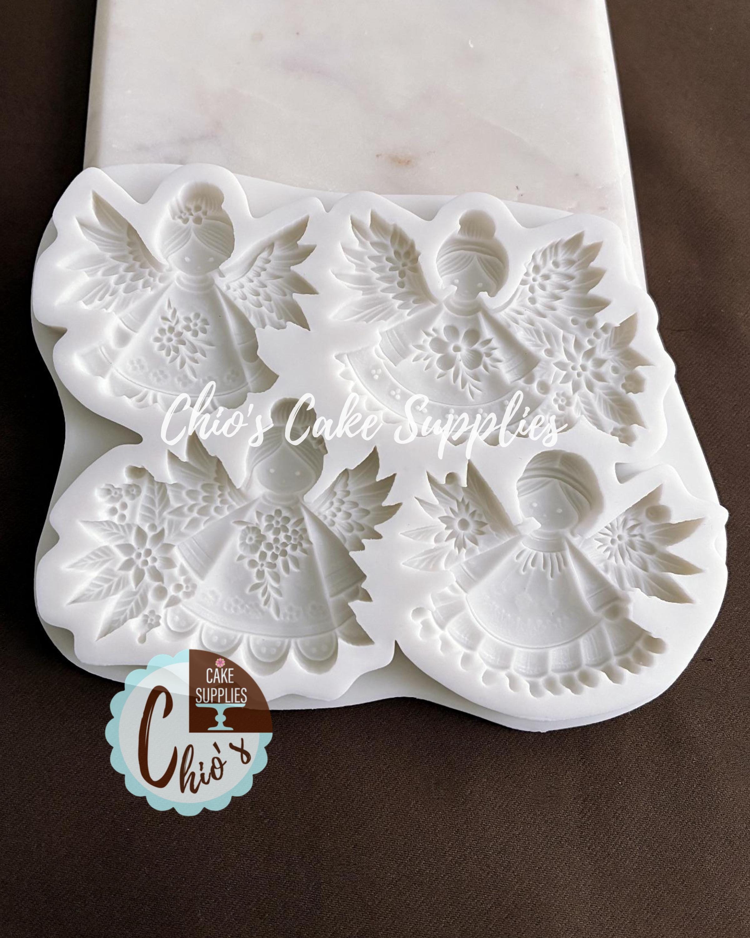 Floral Angels Silicone Mold, 4 Designs - Etsy
