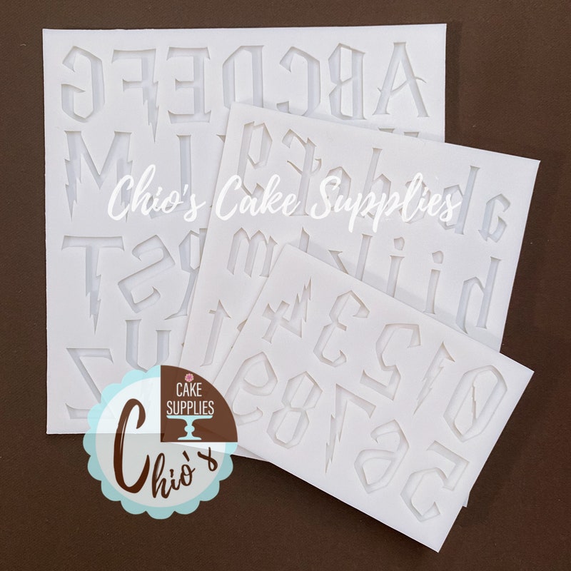 Edible Alphabet Cake Letters - Etsy