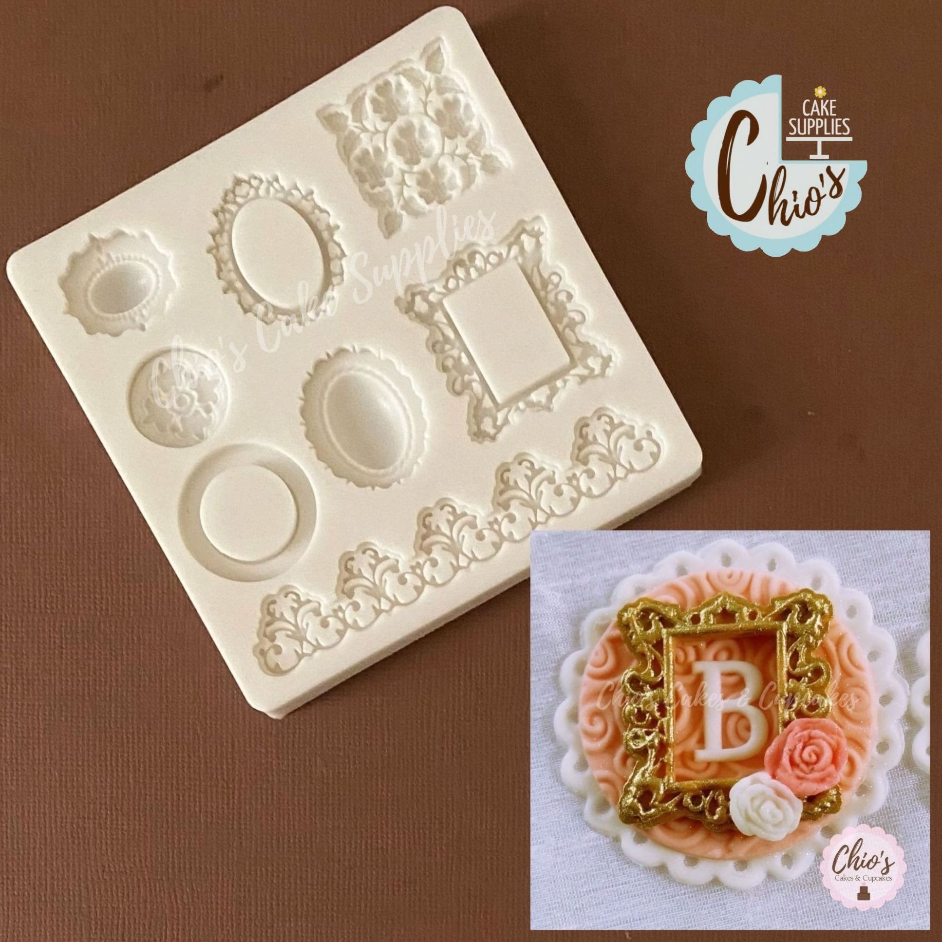 Pendant Frame Silicone Mold: Oval & Rectangle Mini Frames - Etsy