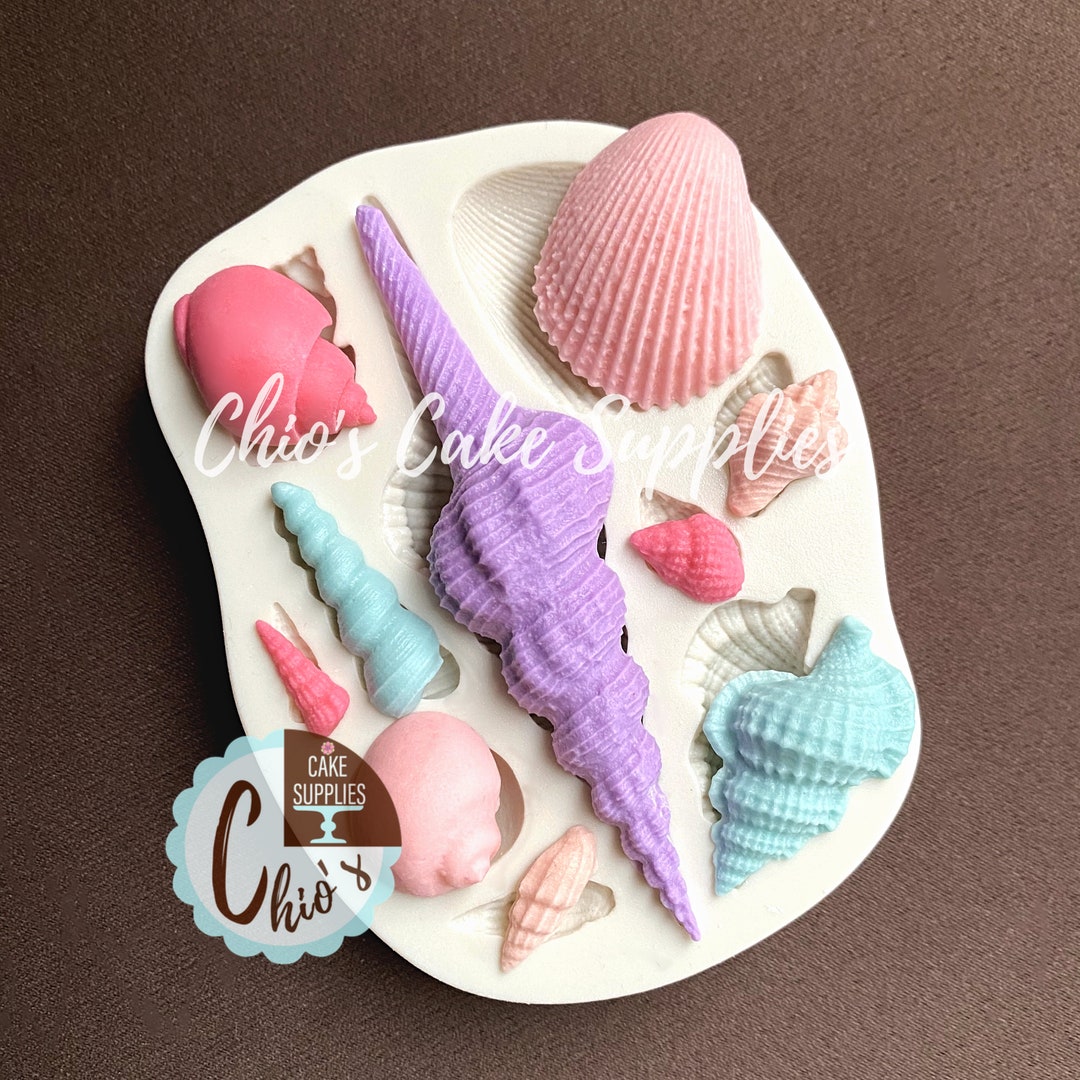 Shells Variety Silicone Mold, 9 Different Sizes and Designs. - Etsy