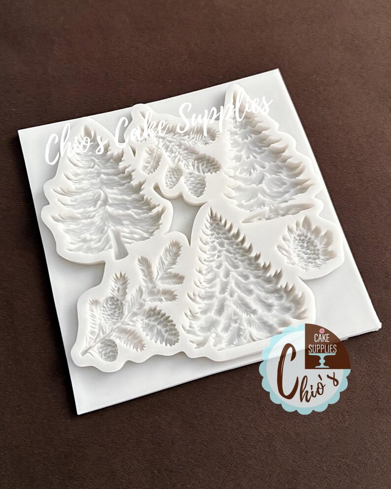 Pine Trees and Pinecones Silicone Mold - Etsy