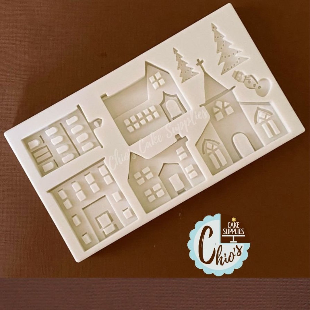 Church / Houses Big Silicone Mold. 8 Cavities - Etsy