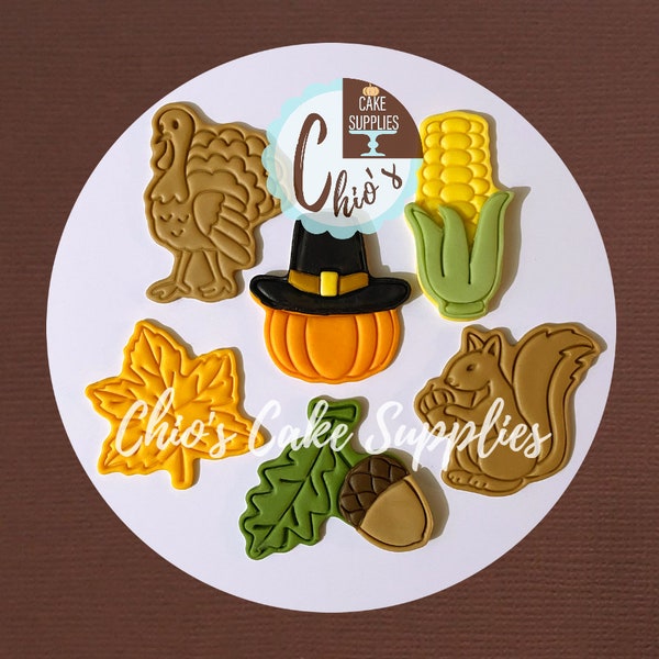 Thanksgiving Cookie Cutter Set - Etsy