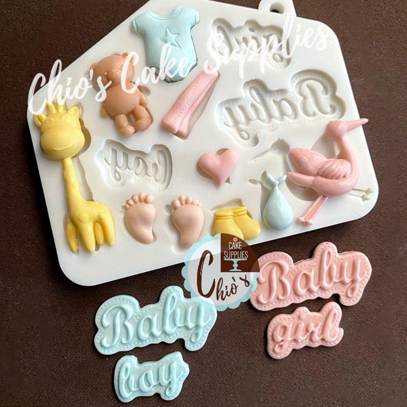 Silicone Mold Baby Themed - Etsy