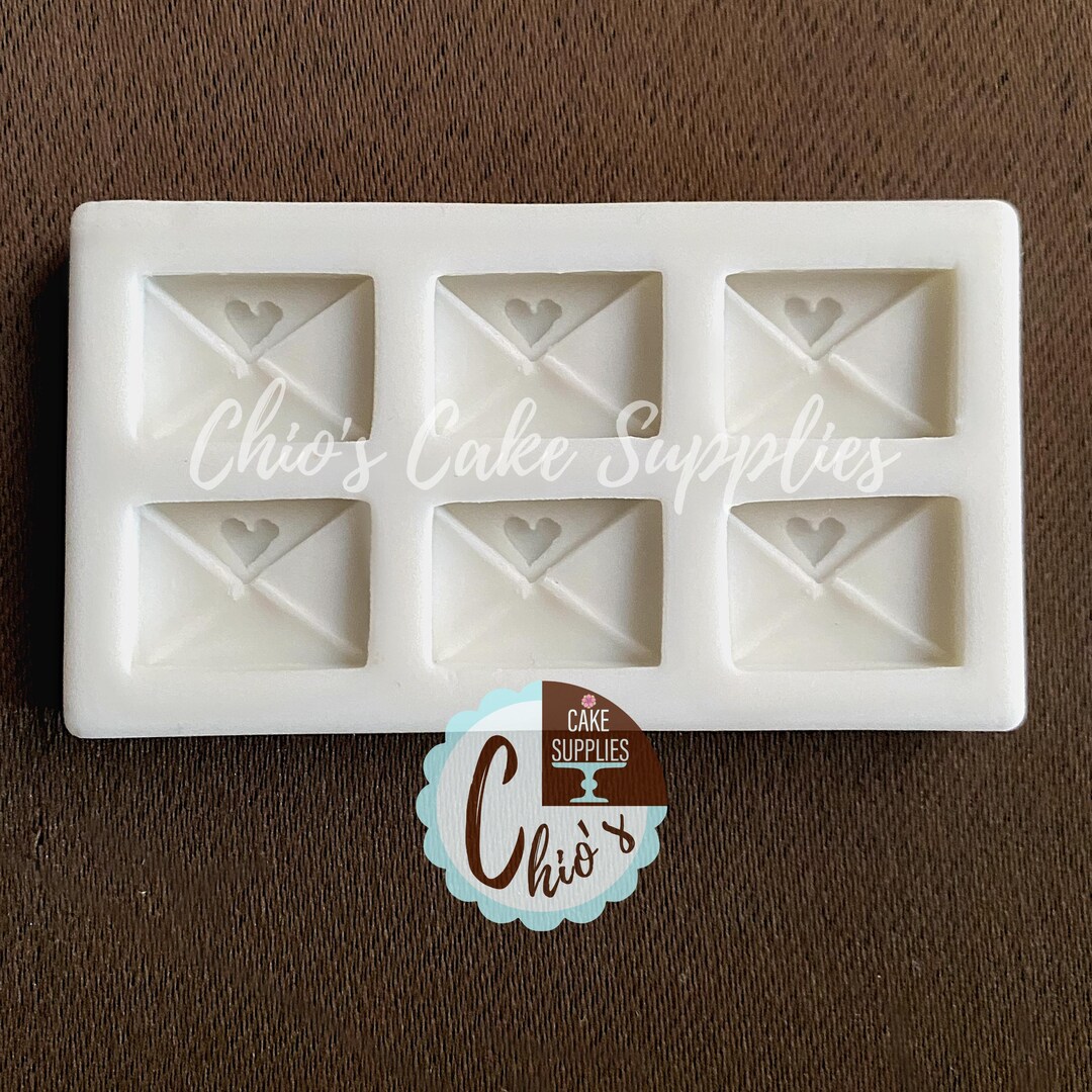 Small Envelopes With Heart Silicone Mold, 6 Cavities - Etsy
