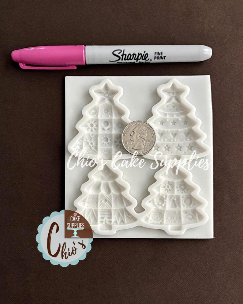 Christmas Tree Silicone Mold, Patch Quilt Cubby Pattern, 4 Designs - Etsy