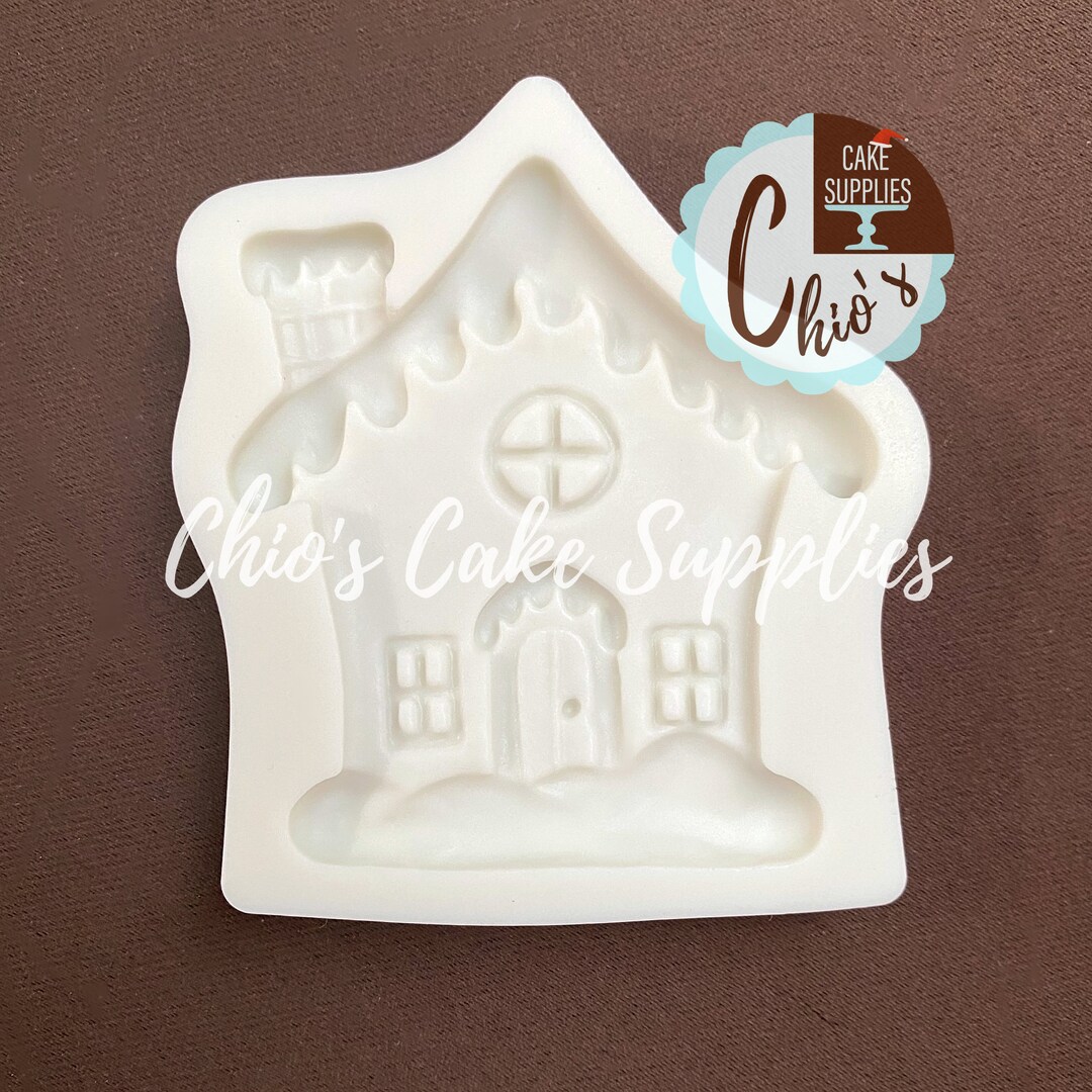 Gingerbread House Silicone Mold, 2.25