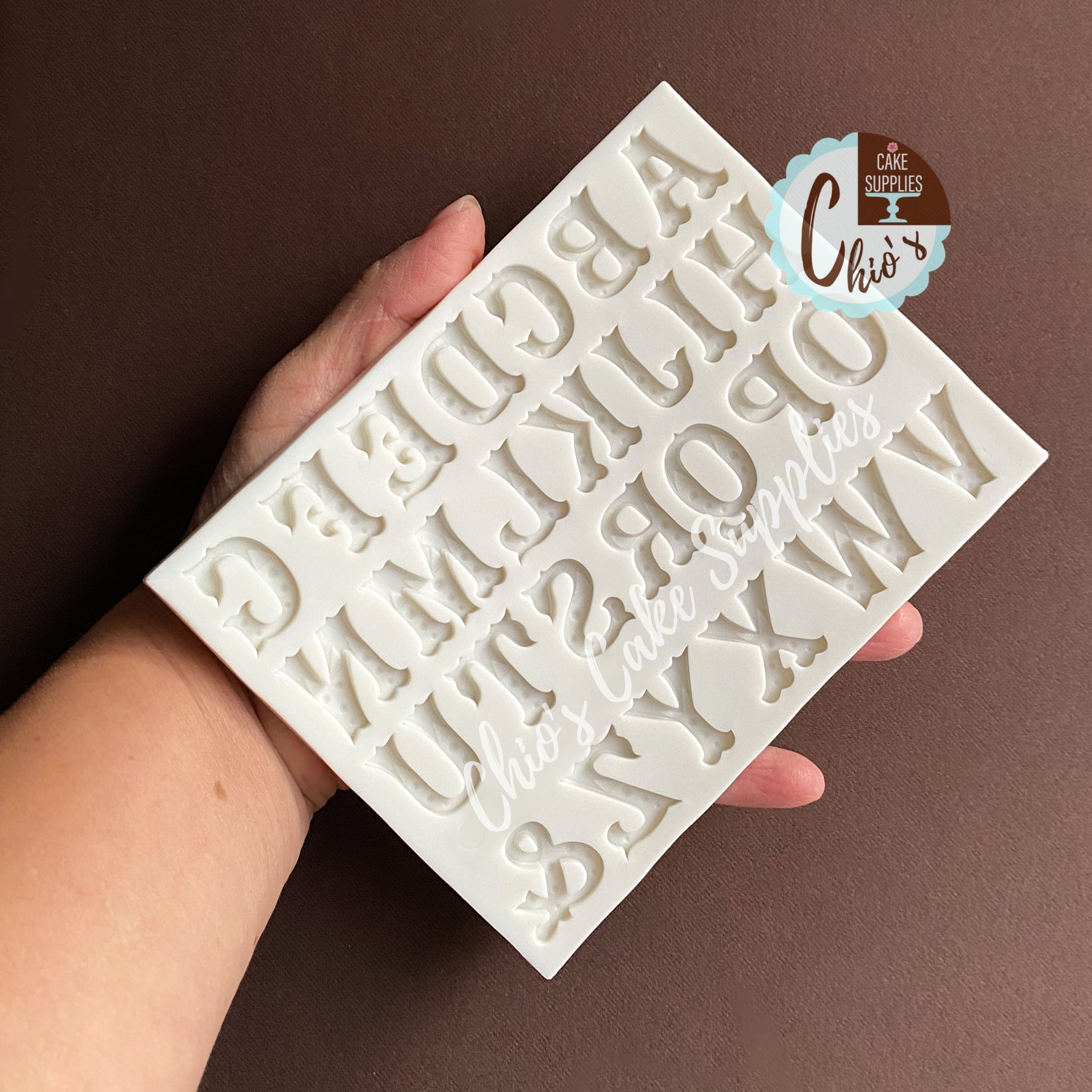 Alphabet Uppercase Letters & Numbers Silicone Molds, Font #016 - Etsy