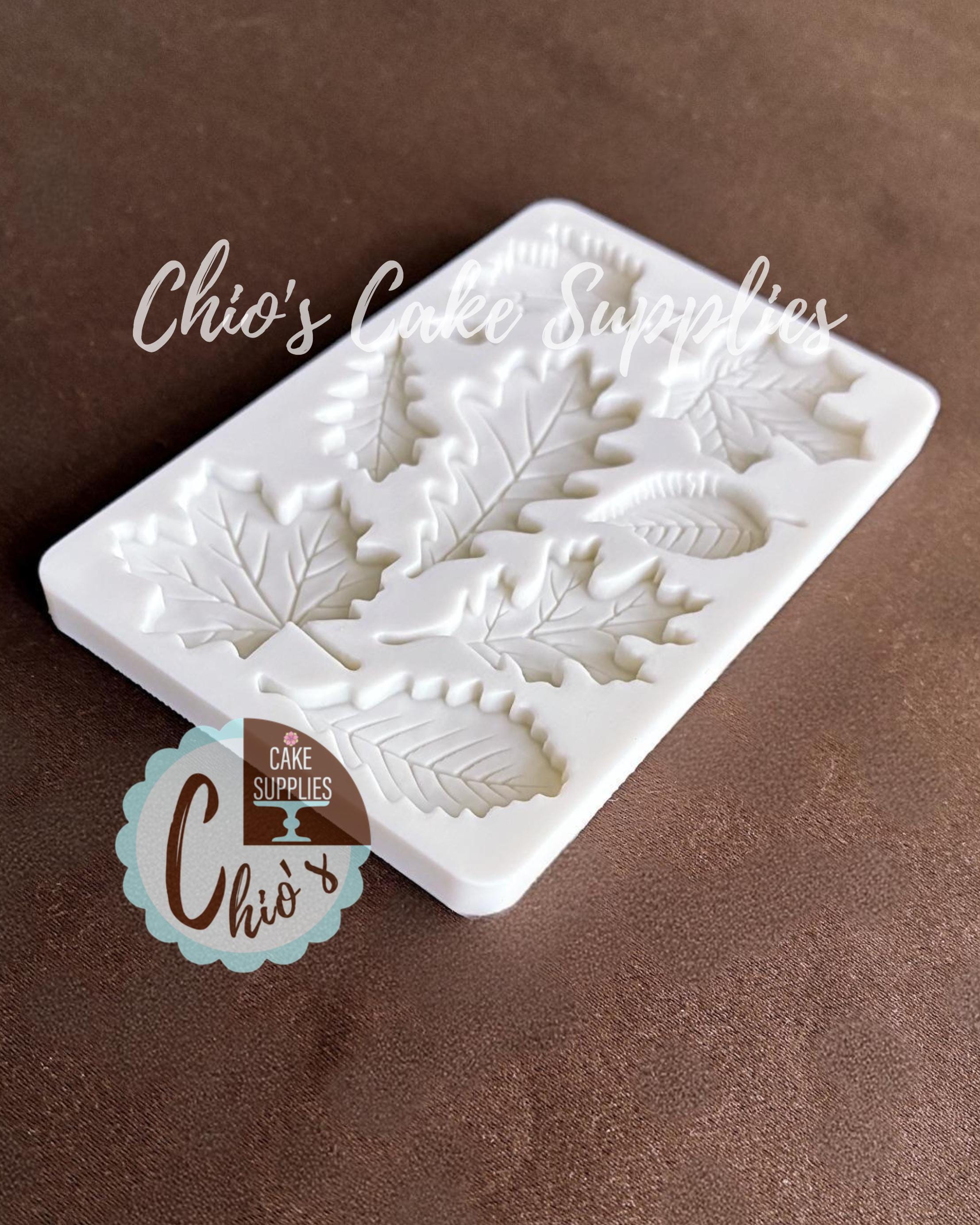Fall Leaves Silicone Mold: Maple, Oak, Birch - Cake & Candy Decor - Etsy