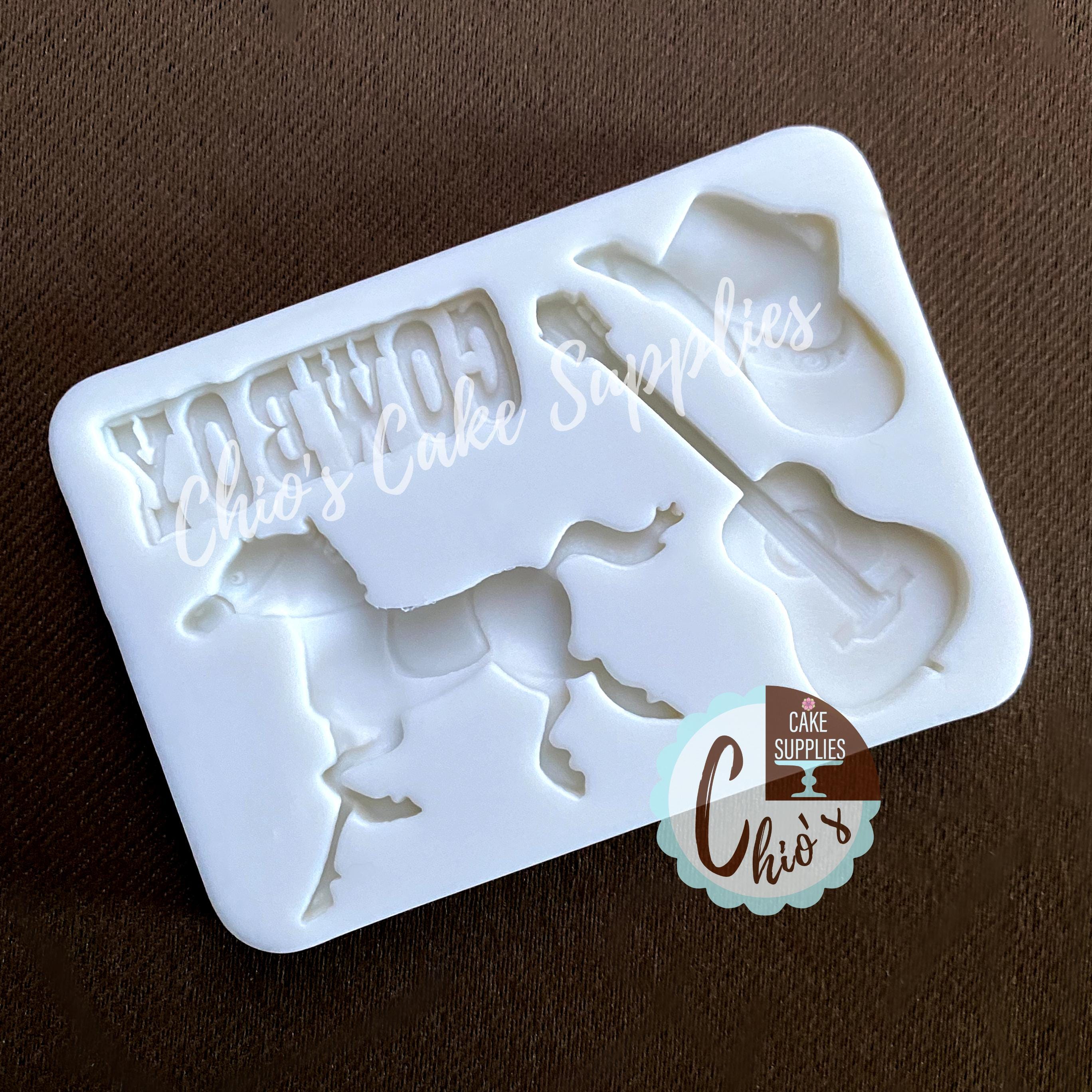 Western / Cowboy / Rodeo-themed Silicone Molds - Etsy