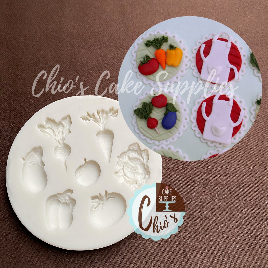 Veggies Themed Silicone Mold 7 Different Cavities - Etsy
