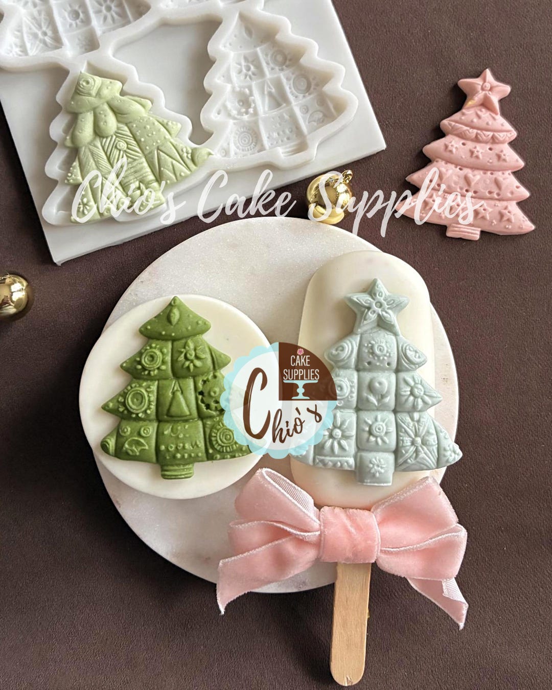 Christmas Tree Silicone Mold, Patch Quilt Cubby Pattern, 4 Designs - Etsy