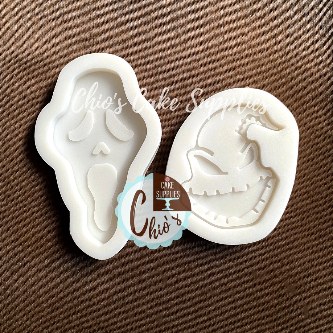 Creepy Scream Ghost, Creepy Smiled Ghost Silicone Mold - Etsy