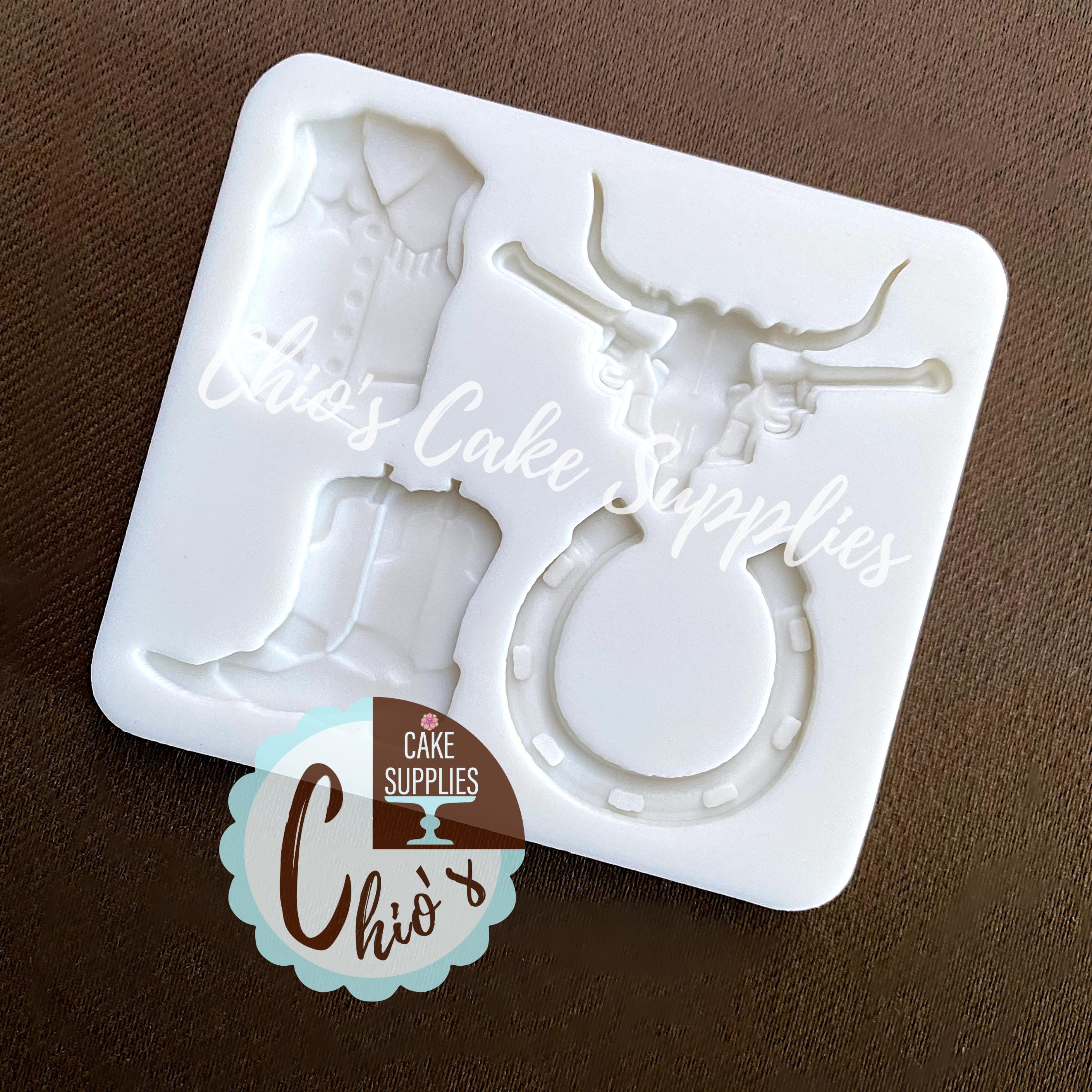Western / Cowboy / Rodeo-themed Silicone Molds - Etsy