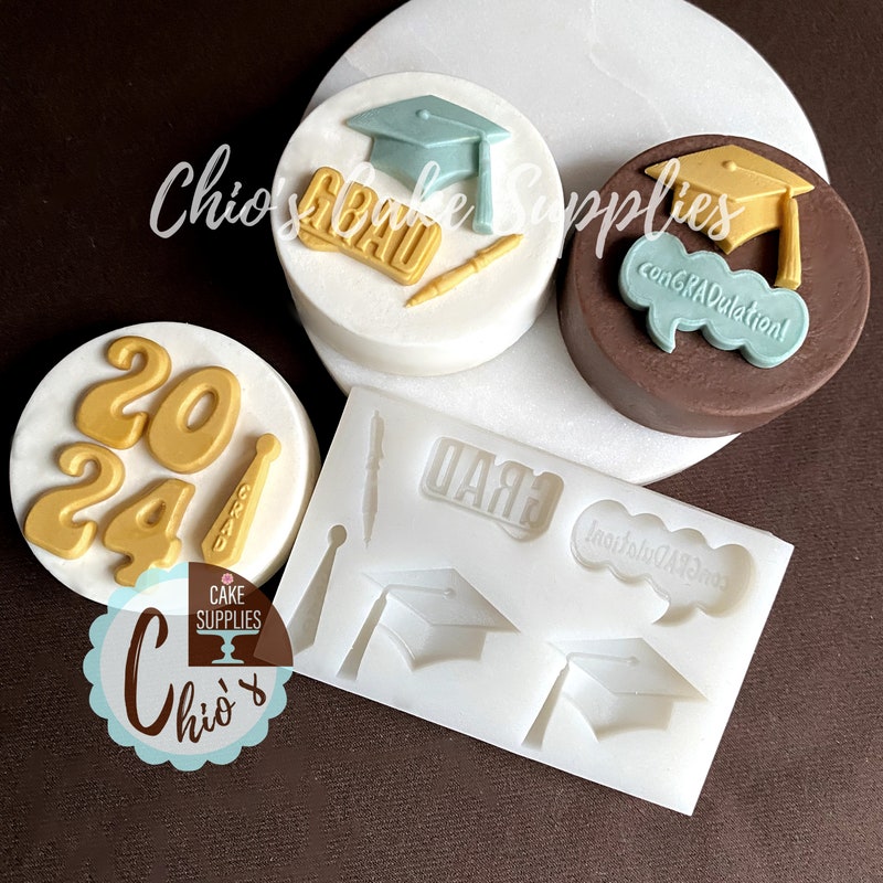 Graduation Silicone Mold - Etsy